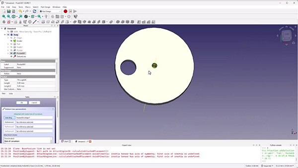 Intro to FreeCAD Part 5: Patterns and Boolean Operations